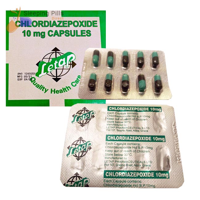 Librium (Chlordiazepoxide) 10mg Capsules - Sleeping Pills UK